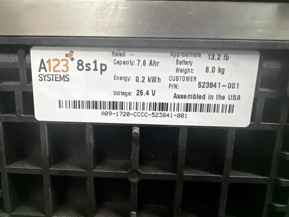 Fisker Karma A123 Battery Module - cheap - #E5 | eBay