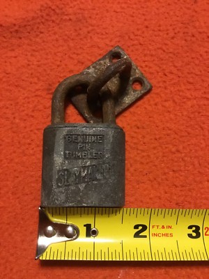 Slaymaker - Old Vintage RUSTLESS Lock Made in USA Padlock W406? | eBay