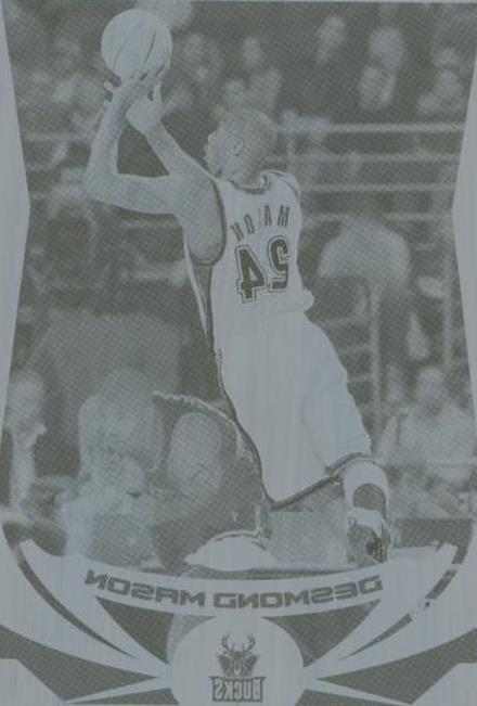 2004-05 Topps Chrome - Desmond Mason #64 Printing Plate Cyan /1 for ...