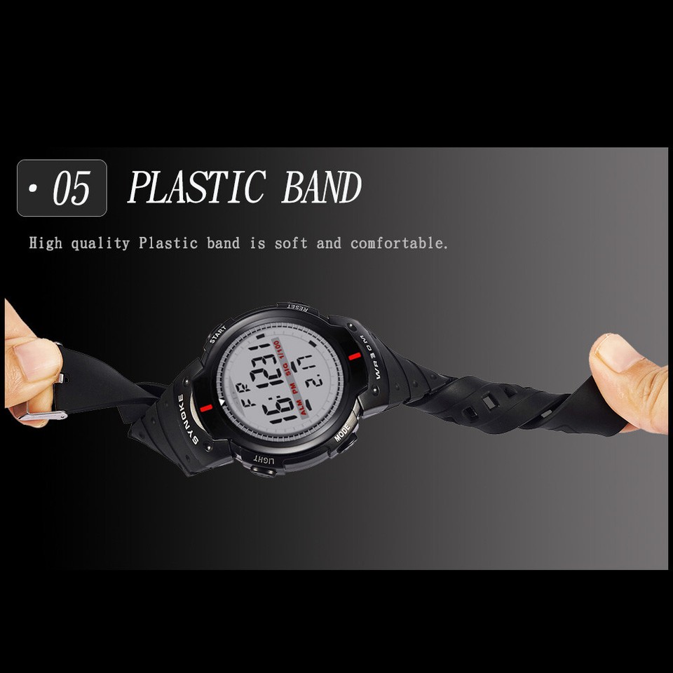 Waterproof Digital Sports Watch Military Tactical LED Backlight ...