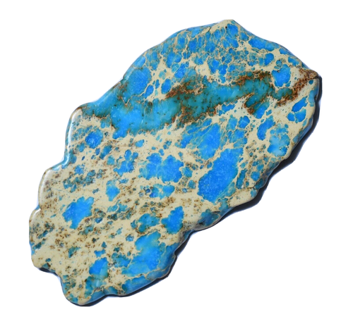 Natural Blue Ridge Turquoise 229.0 Ct Polished Slab Untreated Certified ...