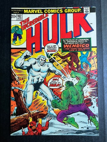 THE INCREDIBLE HULK #162 April 1973 Marvel Unread FIRST APPEARANCE ...