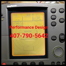 Raymarine Raytheon Sl70 M92658 M92678 Marine Pathfinder LCD Radar ...