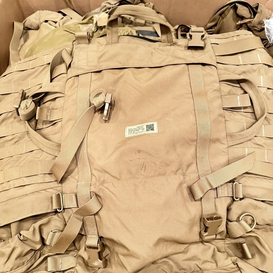 USMC Main Pack FILBE Field Bag Coyote Brown Backpack Large Marines ...