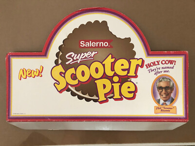 Vintage Phil Rizzuto "SCOOTER PIE" Display Ad - Store Header Card- NY ...