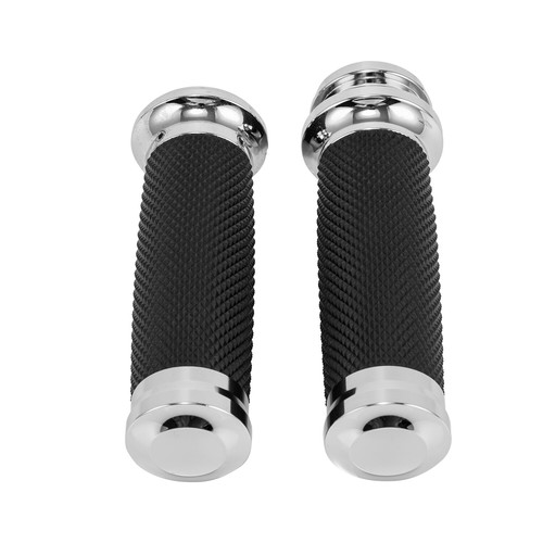 Motorcycle 1" Hand Grips Handle Bar Electronic Throttle For Harley ...