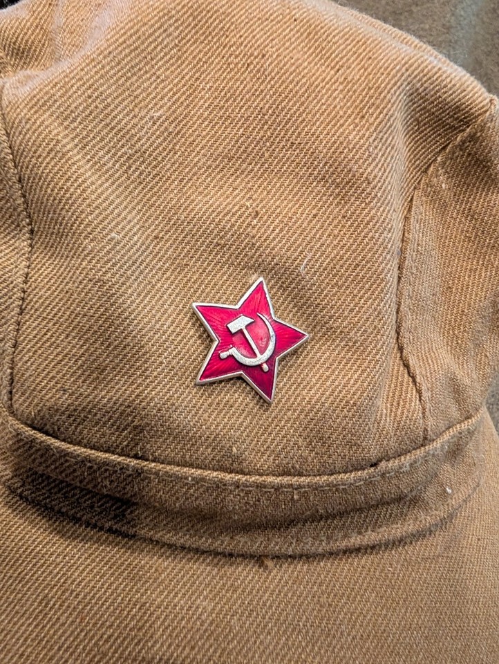 SOVIET RUSSIAN AFGHANISTAN WAR TAN FIELD CAP HAT 1980'S MEDIUM SIZE | eBay