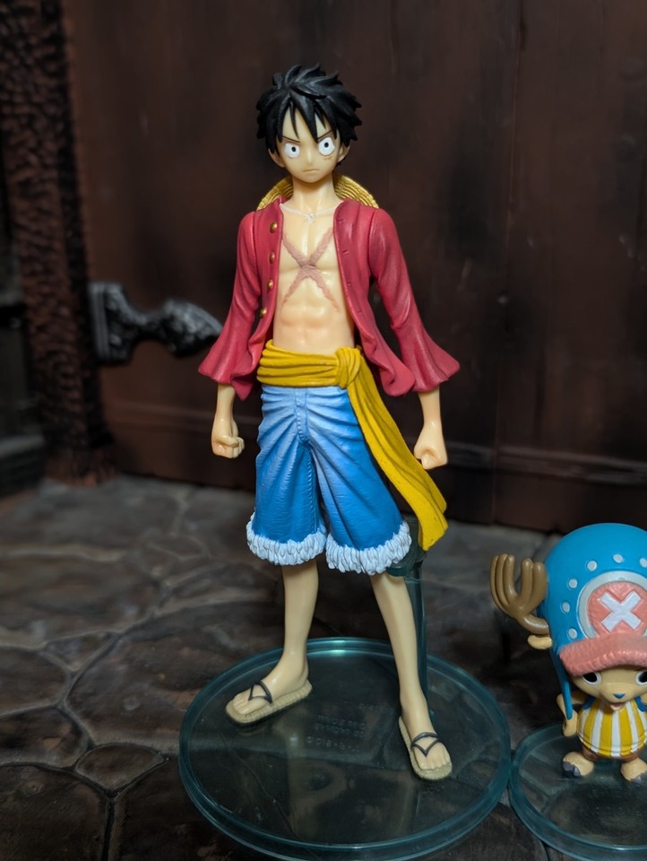 Super One Piece Styling Figure Tony Tony Chopper & Luffy 2011 Bandai ...