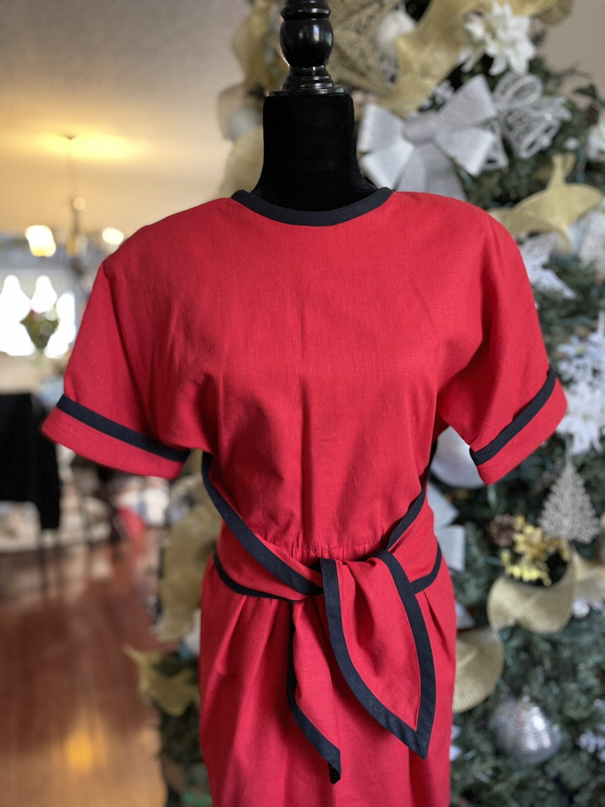 Vintage NEIMAN MARCUS CHETTA B by PETER NOVIELLO SHERRIE BLOOM 80's RED ...
