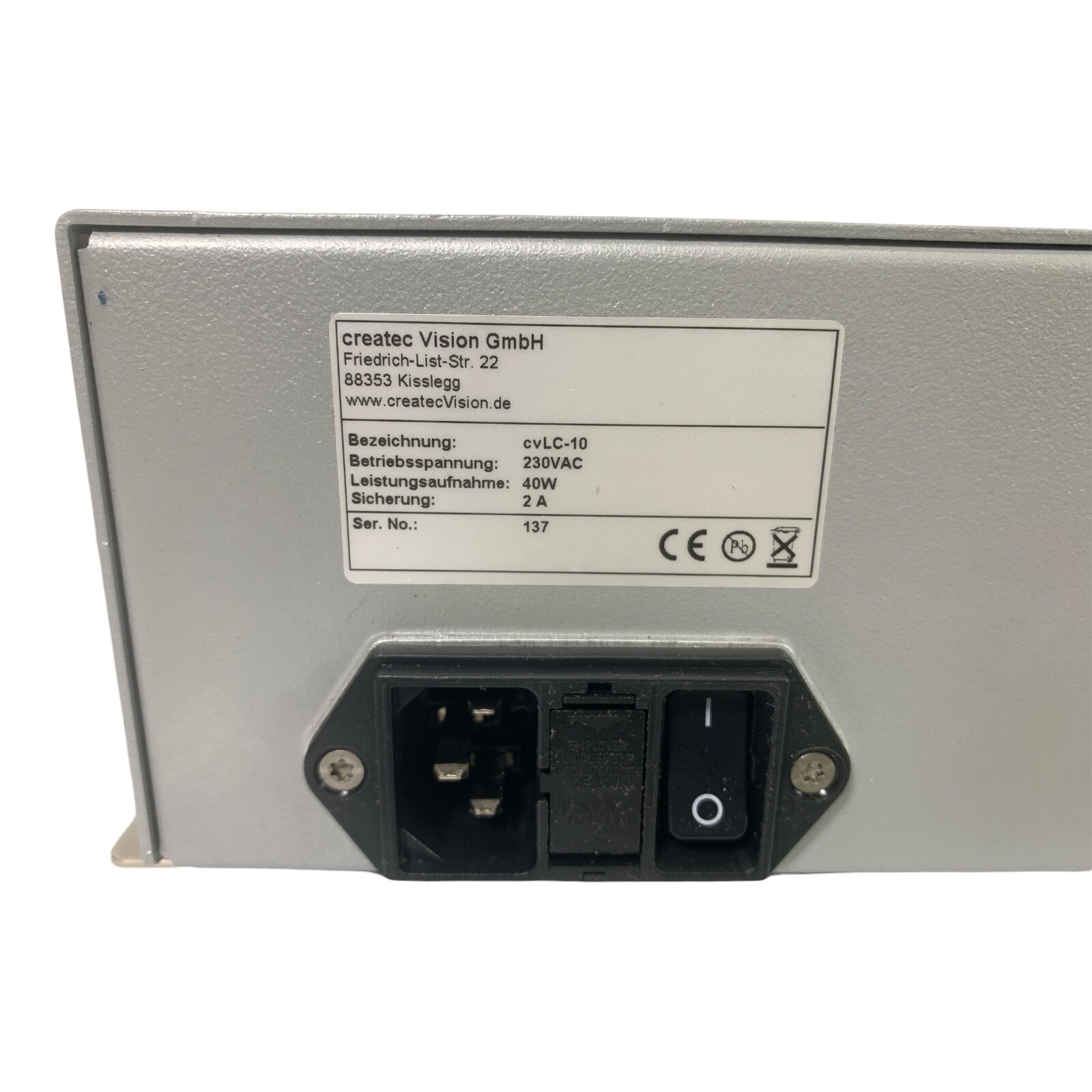 Createc Vision cvLC-10 230VAC 40W | eBay