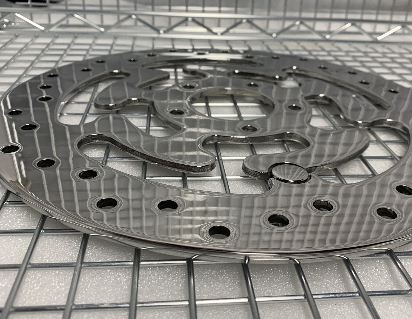 HARLEY POLISH ROTORS 2 FRONT TOURING STREET GLIDE 2009 ROAD KING ...