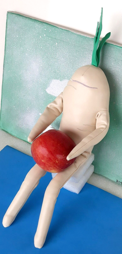 Meow Wolf ~ Omega Mart ~ Daikon Radish 15" Stuffed Toy Plush Vinyl ...