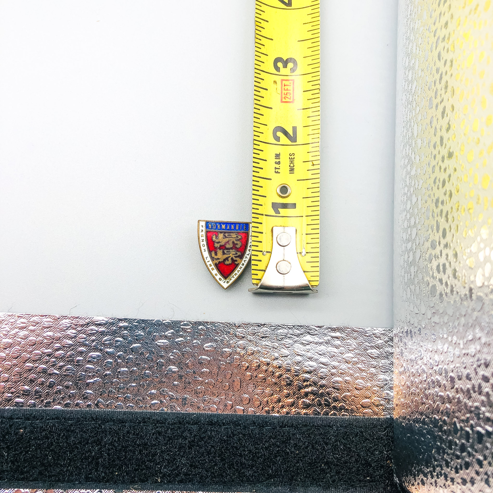 Normandie French Line Button Hole Pin Medallion Transatlantique Ocean ...