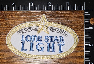 Lone Star Light Texas Beer Company Brand Logo Drinking Patch | eBay