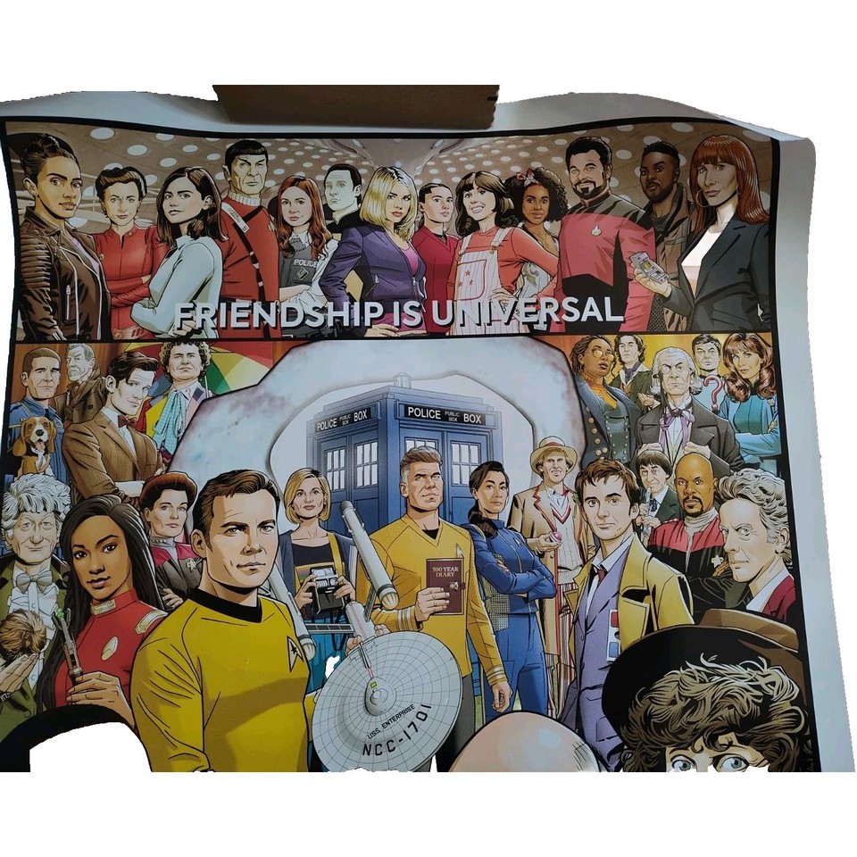 FRIENDSHIP IS UNIVERSAL Poster Star Trek Doctor Who SDCC 2024 | eBay