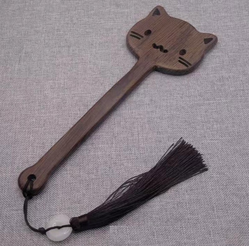 Wenge Wood Cat Paddle Hand Tool Kitty Sexing Cosplay Flirting Toy Adult ...