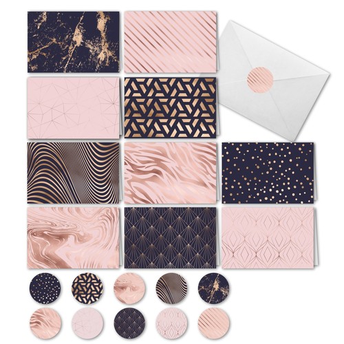 50-Pack Assorted Greeting Cards: 4x6’’ Blank Note Cards with Envelopes ...