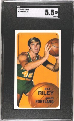 1970 Topps Basketball #13 Pat Riley Portland RC Rookie HOF SGC 5.5 EX+ ...