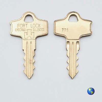 ORIGINAL K775 Key Blanks for Products with Tumbler Locks by Fort Lock ...