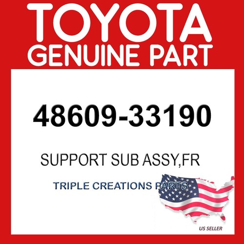 TOYOTA GENUINE 4860933190 SUPPORT SUB-ASSY, FRONT SUSPENSION, RH/LH ...