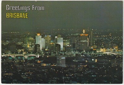 Greetings From Brisbane, Australia - Vintage Postcard | eBay Australia