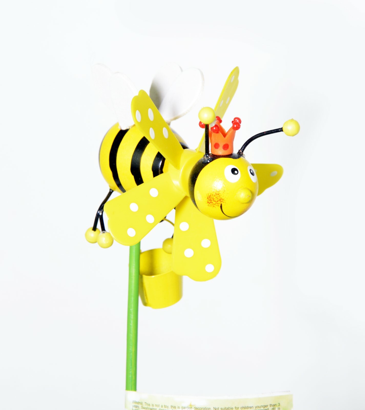 WOODEN HONEY BEE WINDMILL Garden Décor Windmills Different Sizes ...