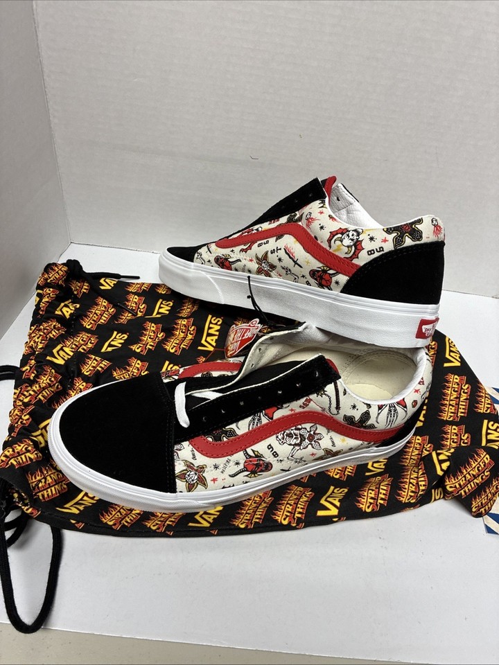 Vans x Stranger Things Old Skool Hellfire Club Sneakers Men’s Size 10 W ...