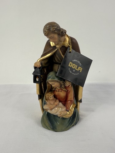 Antike Heiligenfigur original Dolfi Sakral Holzfigur Handarbeit ...