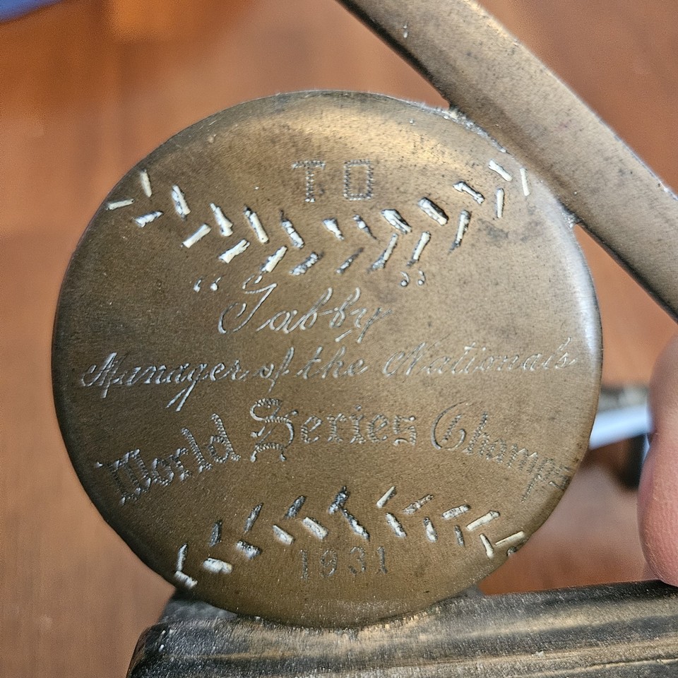 1931 World Series champions Cardinals Charles ''Gabby' Street Sundial ...