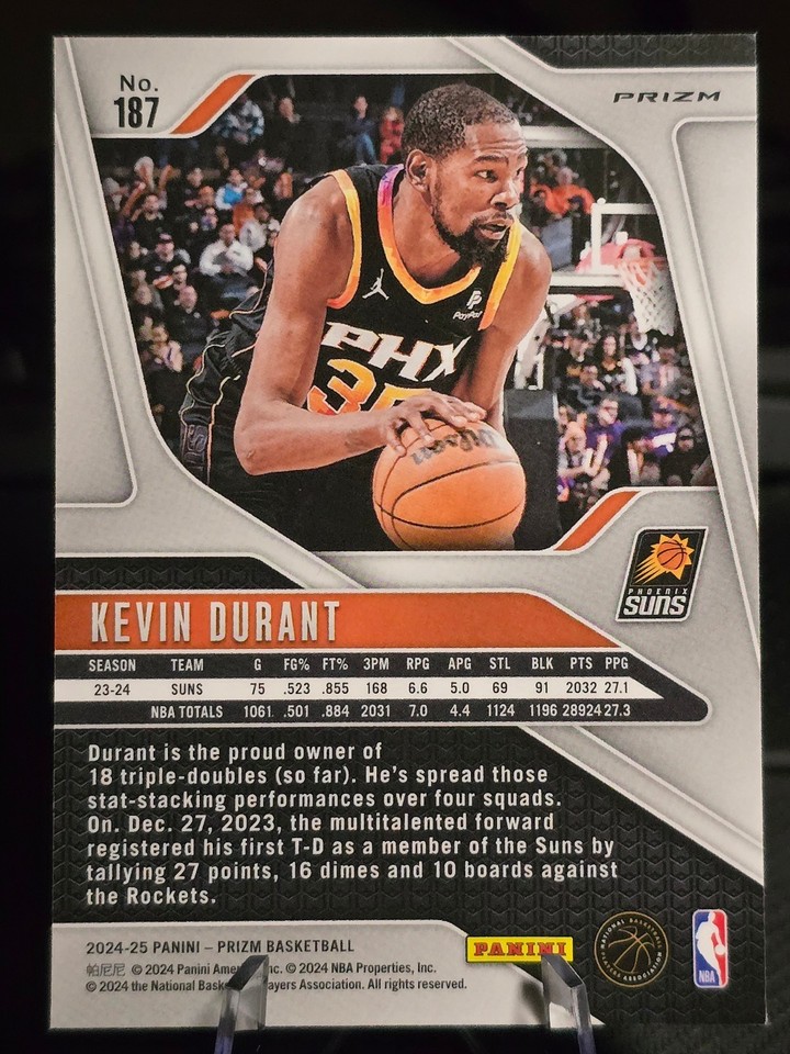 2024-25 Glitter Prizm Kevin Durant Panini SSP Case Hit Suns Rockets | eBay