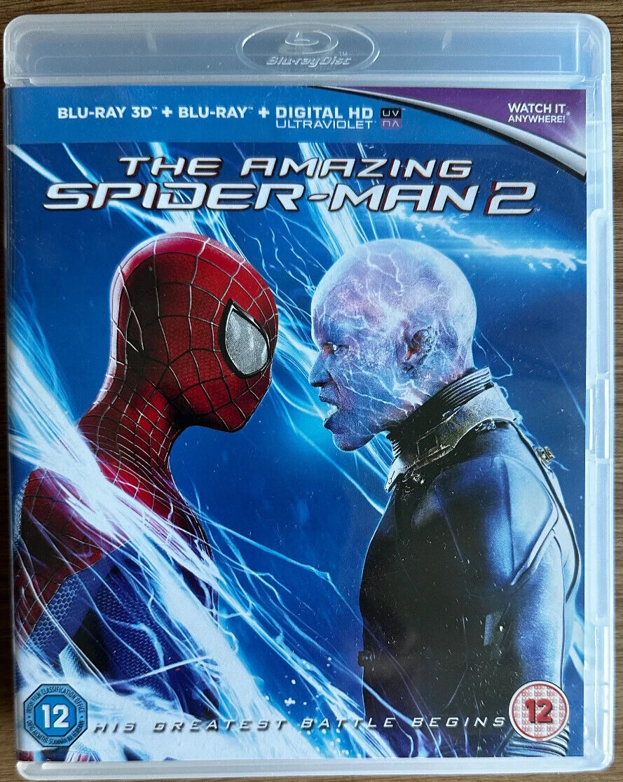 The Amazing Spider Man 2 Blu Ray 3d