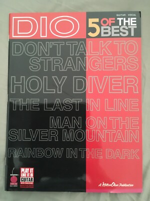 Dio - 5 of the Best by Dio Tab Book ISBN 9781575606903 9781575606903| eBay