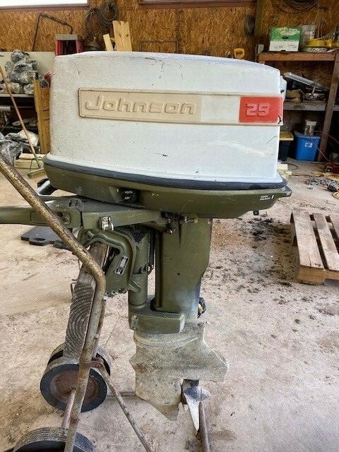 1972 72 JOHNSON 25 HP EVINRUDE OUTBOARD CONTROL ADVANCE STOP LEVER | eBay