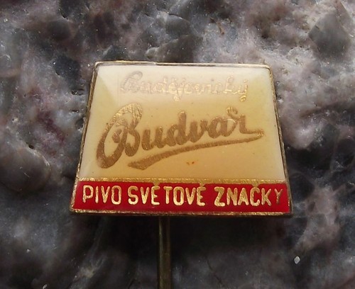 Vintage Budvar Budweiser Original Czechoslovakia Beer Pilsner Lager Pin ...