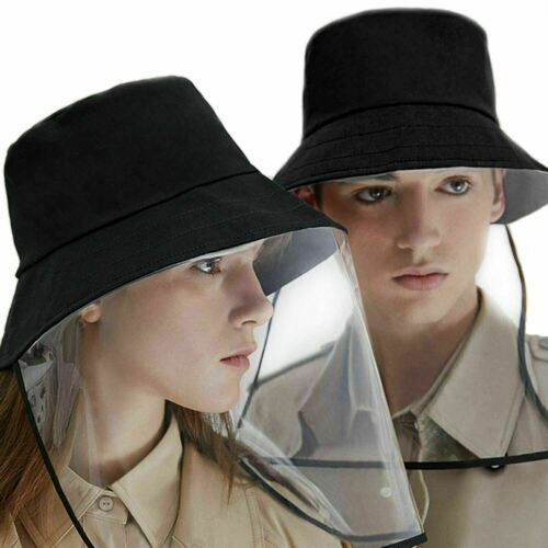 Women Man Protective Anti Dust, Spitting, Saliva, Bucket UV Sun Shield ...