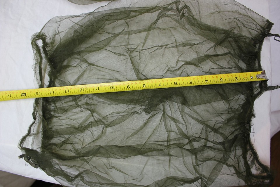 US Military Issue ORIGINAL Army USMC MOSQUITO HEAD NET Mosquito Netting ...