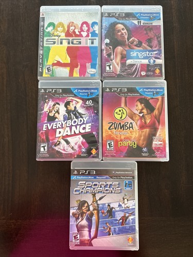 Singstar + Dance Zumba Disney Sing It Sports Champions Lot Of 5 PS 3 ...
