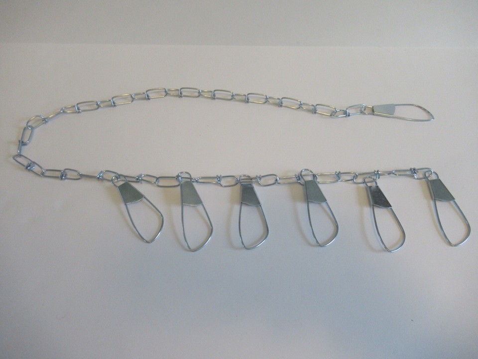 METAL FISH CHAIN STRINGER 7 SNAP 40 INCH DOLPHIN FREE SHIPPING SAVE ...