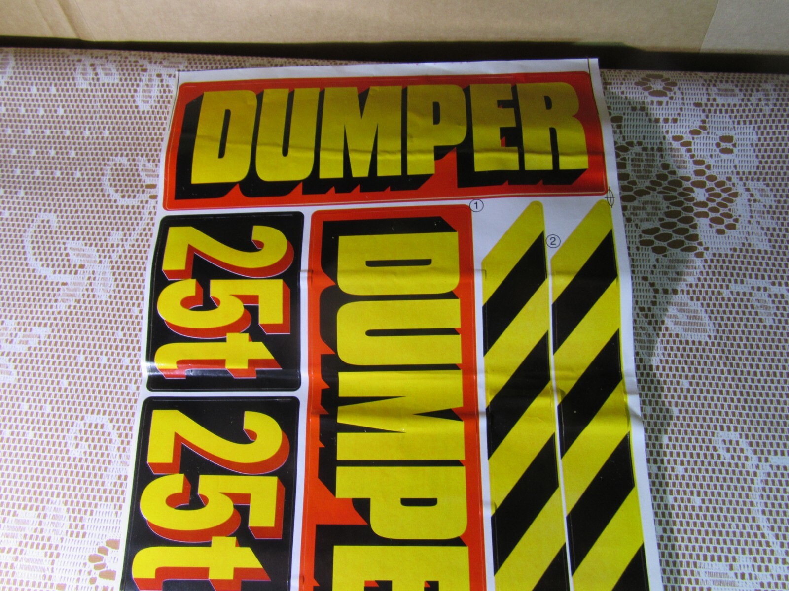 121Y Board Decal Reference 940J Multicolor Dumper Maxi 25T 48X21 | eBay