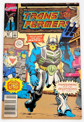 TRANSFORMERS #63 (1990) / FN+ / THUNDERWING OPTIMUS PRIME NEWSSTAND | eBay