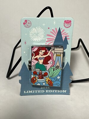 Disney Ariel The Little Mermaid Passholder Quarterly Mosaic Series LE ...