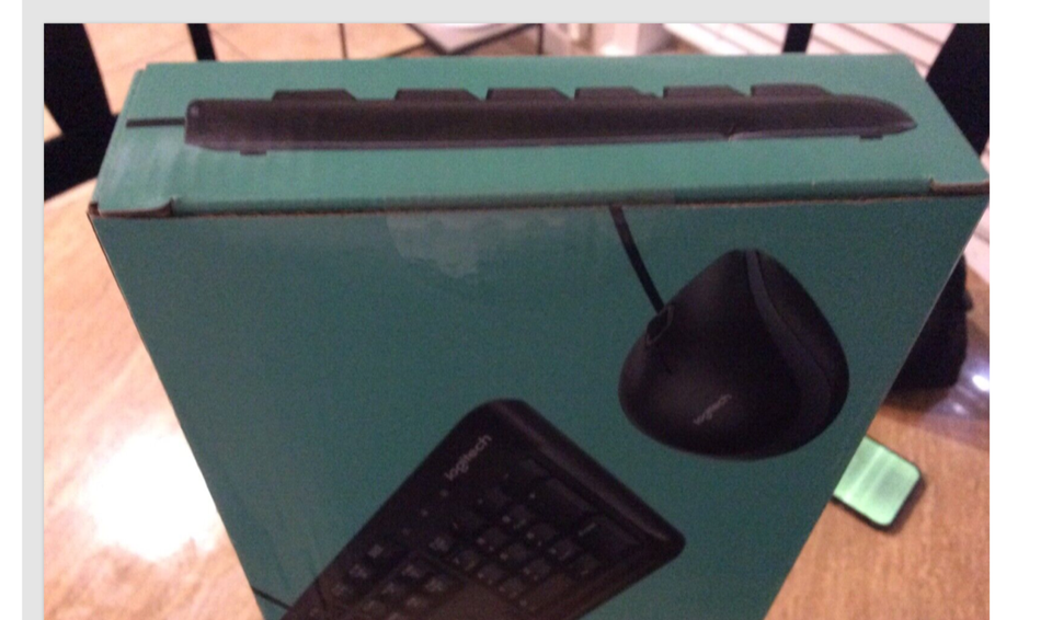 Logitech MK120 K120 Wired USB Keyboard Mouse Desktop Combo Set | QWERTY ...