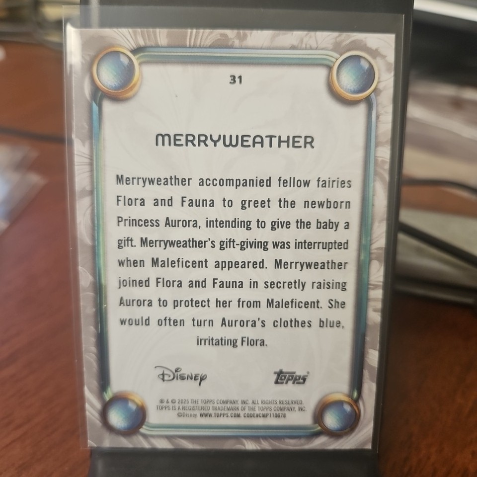 2025 Topps Disney Wonder Merryweather #31 | eBay