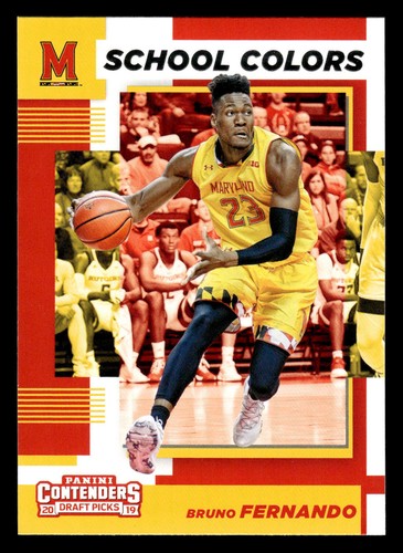 2019 Panini Contenders Draft Picks Bruno Fernando School Colors #28 | eBay