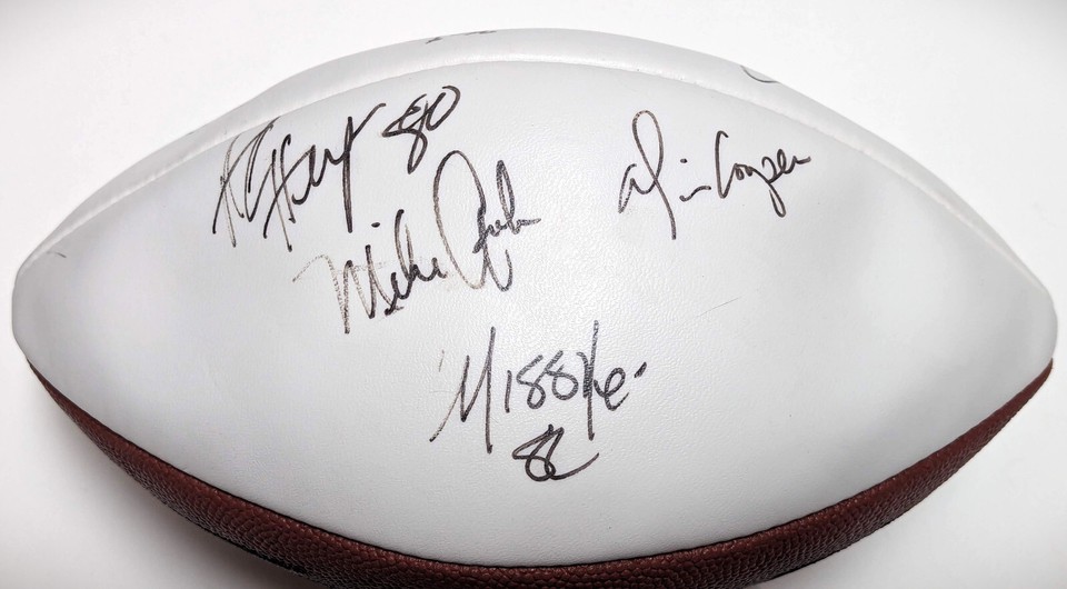 Autographed Official Wilson Football Multiple Signatures **Read ...