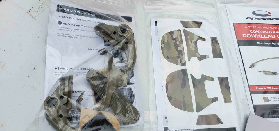 New Ops Core AMP Headset Kit (NFMI Capable) Connectorized Crye DevGru ...