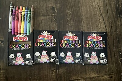 Vintage Prang Fun Pro Crayons made from Soybeans 4 boxes of 8 (32 ...