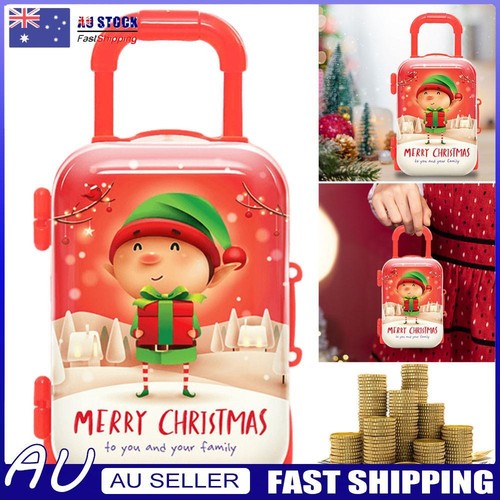 Christmas Gift Trolley Box Festival Theme Suitcase New Year Party ...