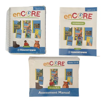 Teachtown enCORE Curriculum, Workbook, and Assessment Manual Unit 13-15 ...