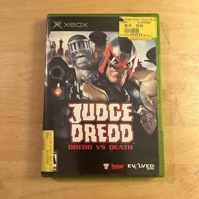 Judge Dredd: Dredd vs Death (Microsoft Xbox, 2005) FREE SHIPPING ...